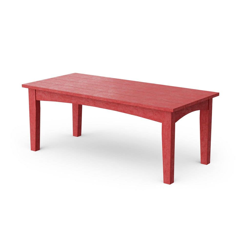 Wildridge Heritage Cardinal Red Round HDPE Plastic Outdoor Deep Seating ...