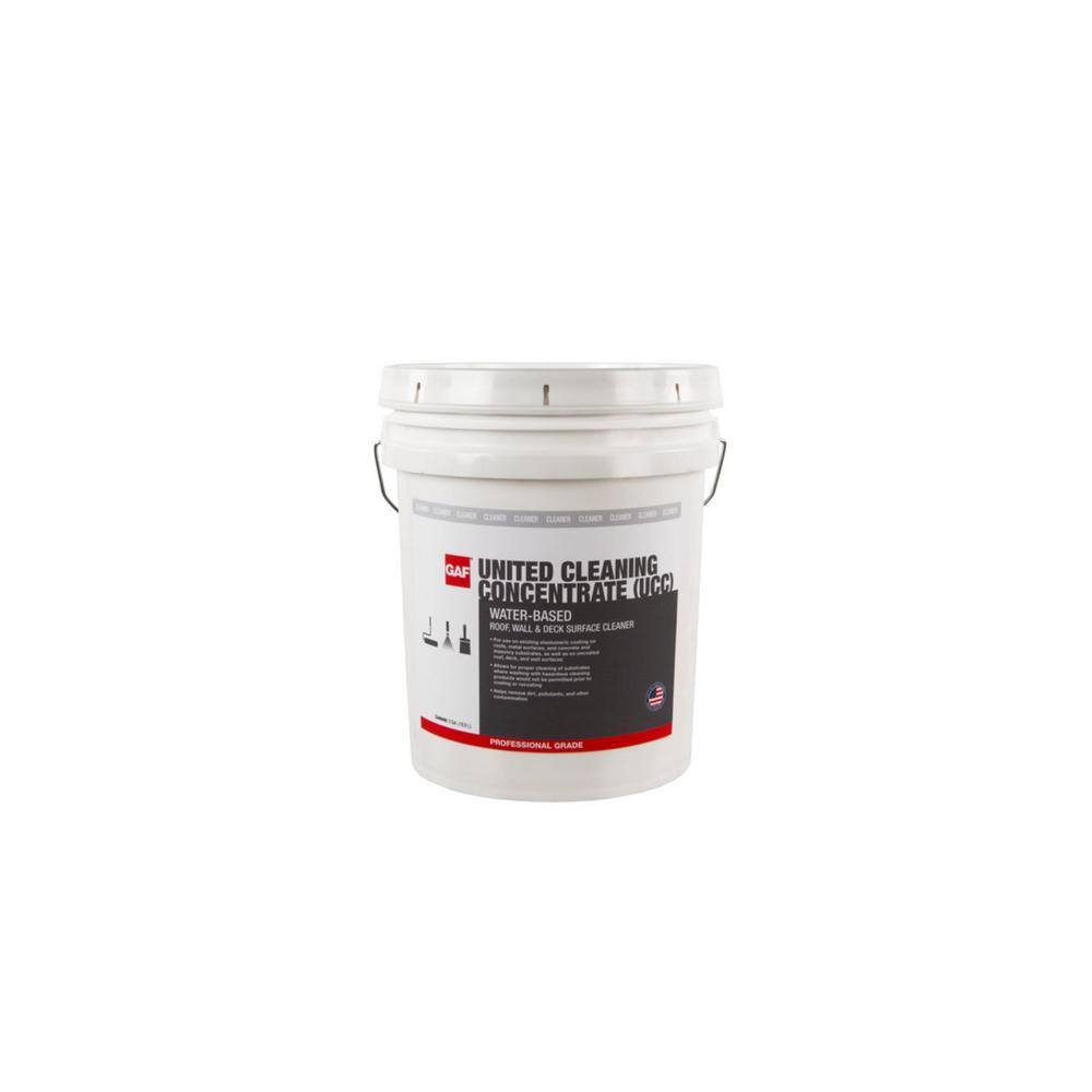 GAF United Cleaning Concentrate 5 Gal. Environmentally Friendly ...