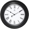 Infinity Instruments Roman Weave 16 in. Wall Clock 20307BK-4545 - The ...