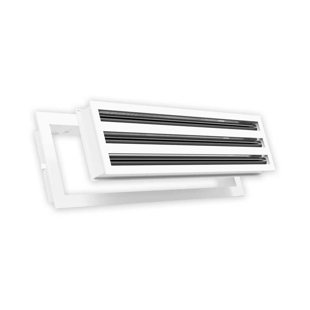 Reviews for QuietCool 22 in. x 6 in. Aluminum Wall/Ceiling Linear Slot ...