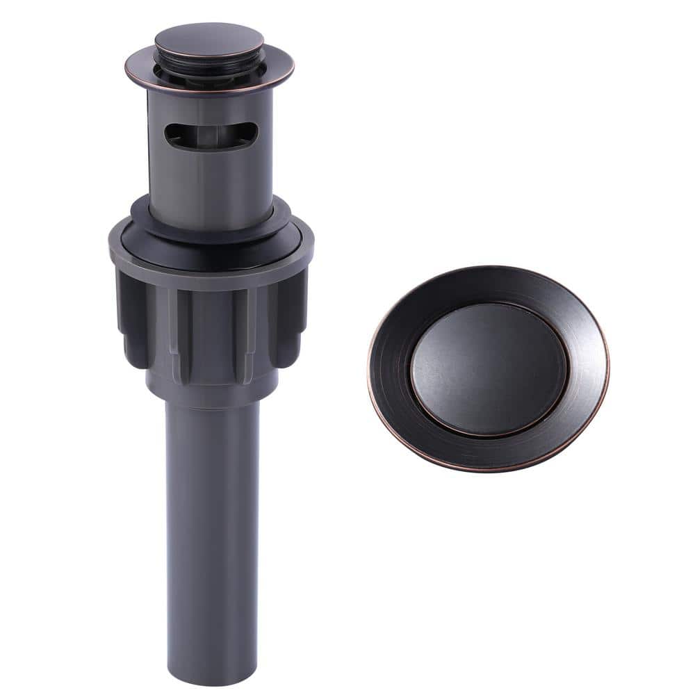 ALEASHA Pop Up Drain with Overflow in Oil Rubbed Bronze AL-6A05RB - The ...