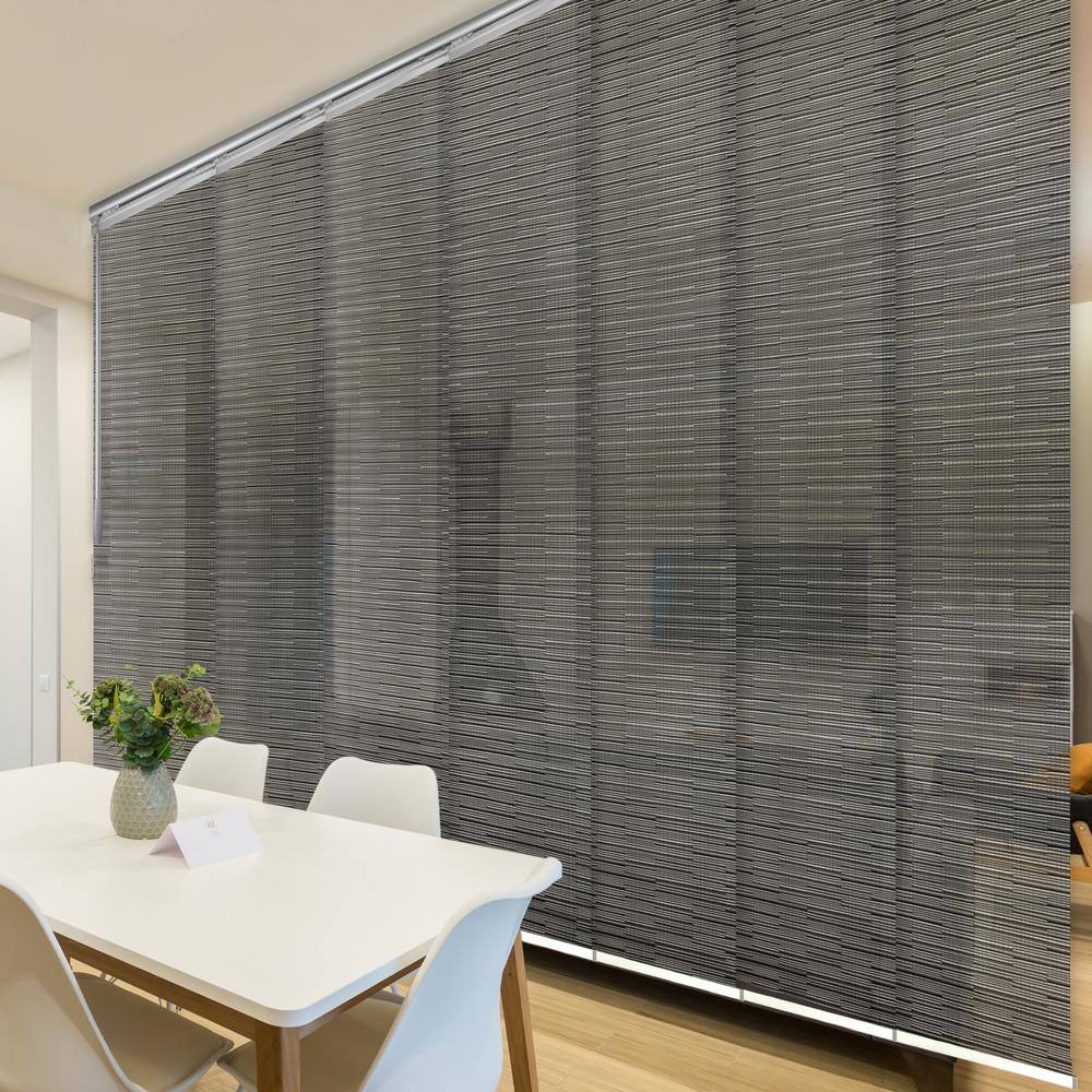 EMOH Ornate Sable 110 in.- 153 in. W x 116 in. L Adjustable 7-Panel ...