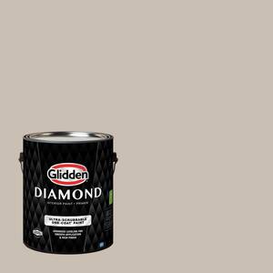Glidden Premium 1 qt. Ashen PPG1023-3 Flat Exterior Latex Paint PPG1023 ...