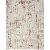 Nourison Concerto Ivory Rust 8 ft. x 10 ft. Abstract Contemporary Area ...
