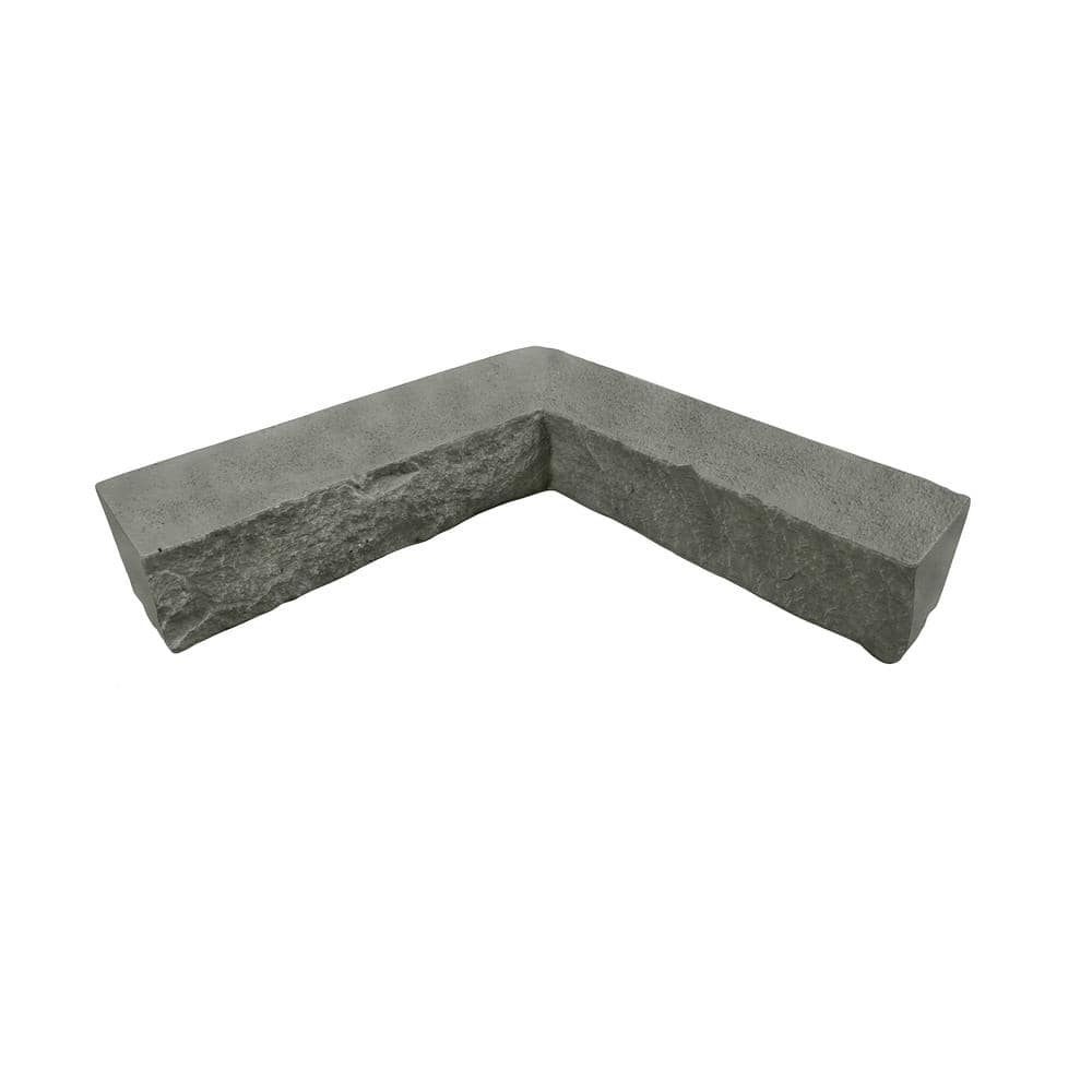 GenStone 12 in. x 2 in. x 3.5 in. Stacked Stone Northern Slate Faux ...