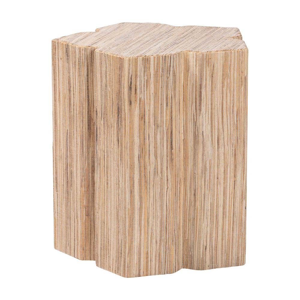 bali & pari Janeth 16 in. Natural Specialty Natural Grasscloth End ...