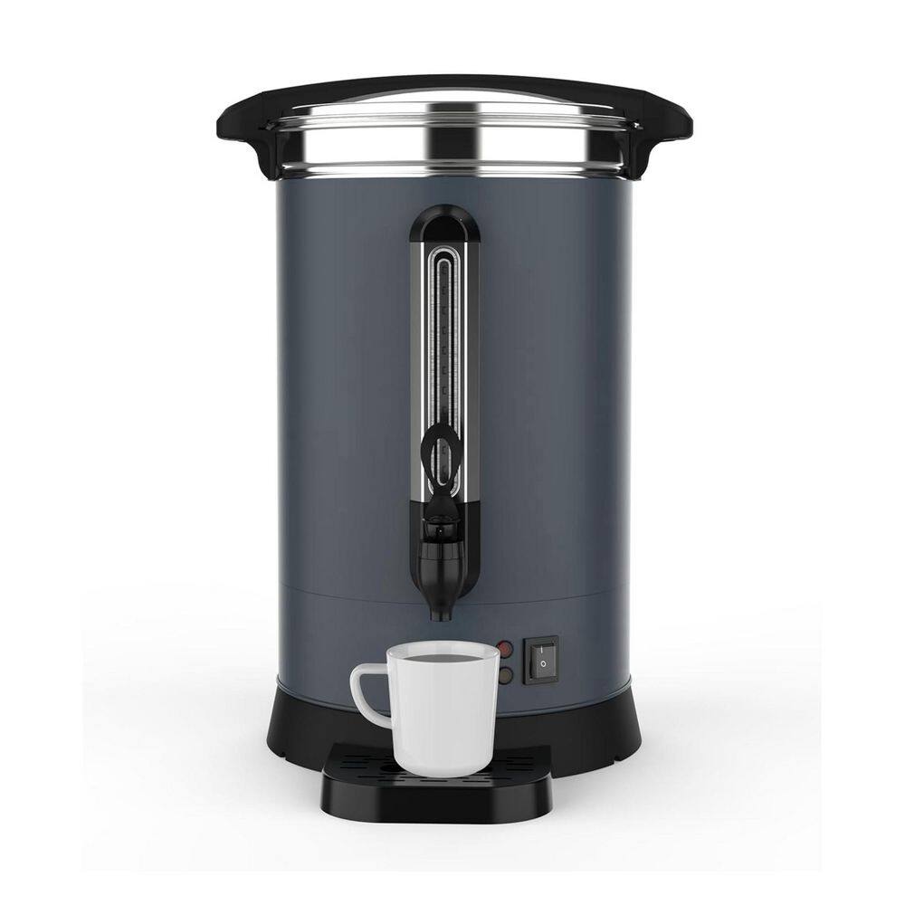 Gravee 80 Cup Gary Stainless Steel Electric Coffee Urn and Hot Water ...