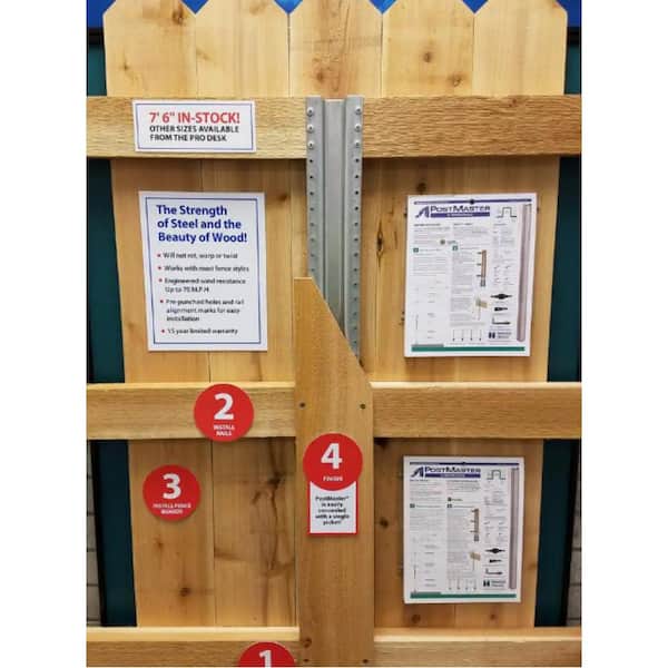 Postmaster Metal Fence Posts