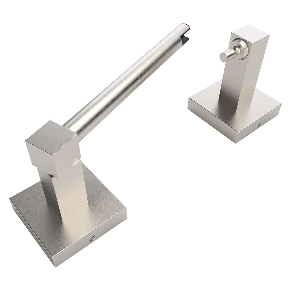 BYH build your home Wall-Mount Double Post Toilet Paper Holder Pivoting ...