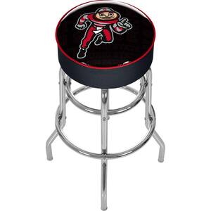 Trademark Ohio State Rushing Brutus 31 in. Chrome Padded Swivel Bar ...