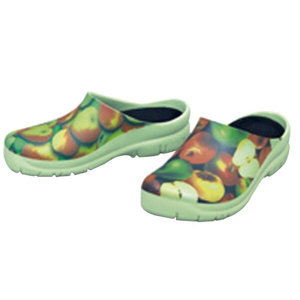Jollys Women's Apples Picture Clogs - Size 6 LPC-APPL-36 - The Home Depot