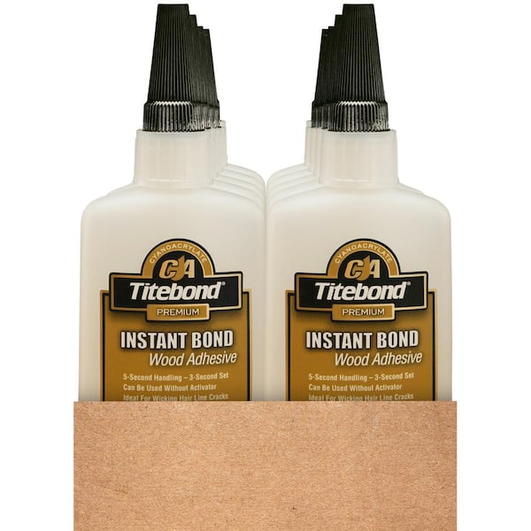 Titebond 4 oz. Instant Bond Wood Adhesive Thin (10-Pack) 6202 - The ...