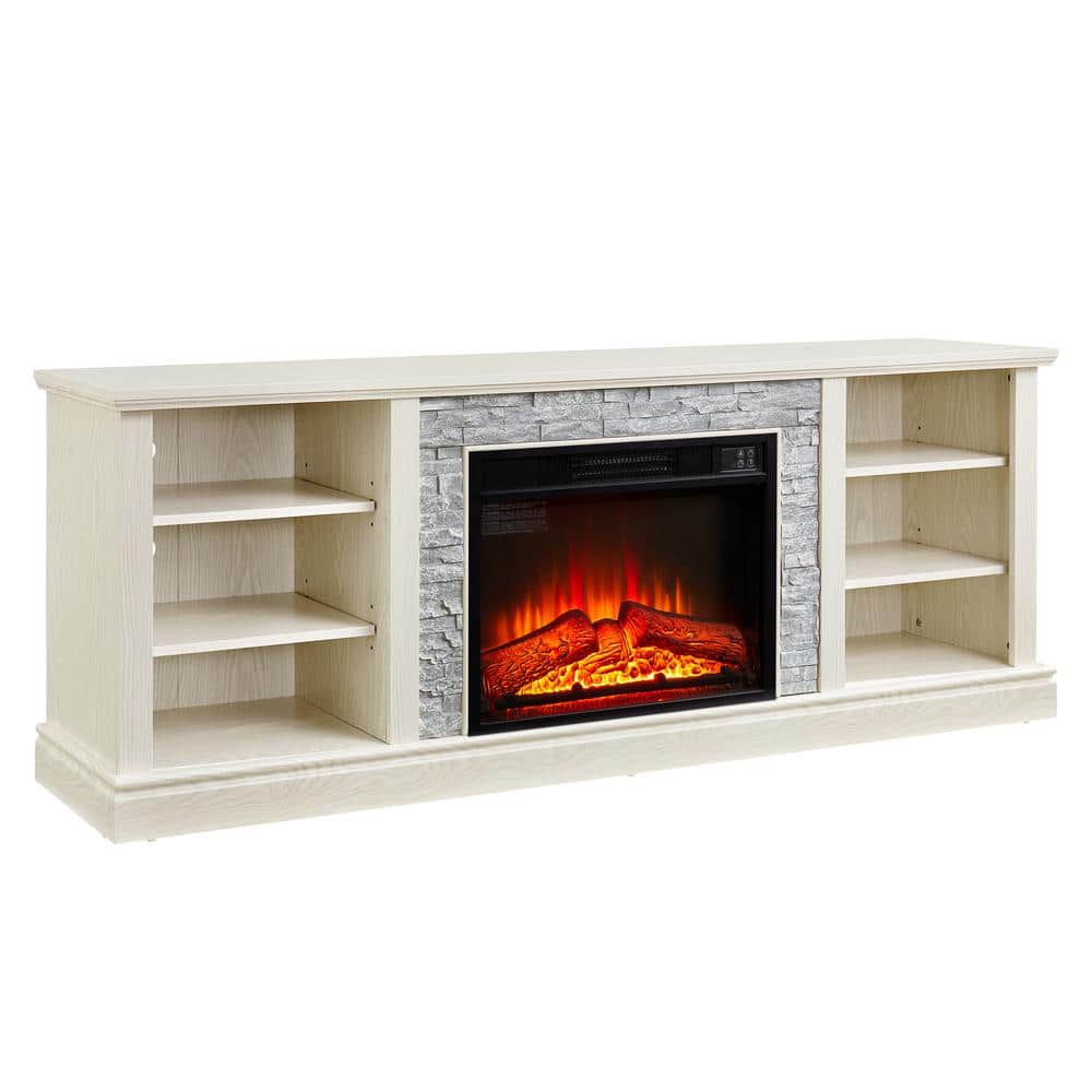 ToolCat 70 in. Freestanding Electric Fireplace TV Stand with 23 ...