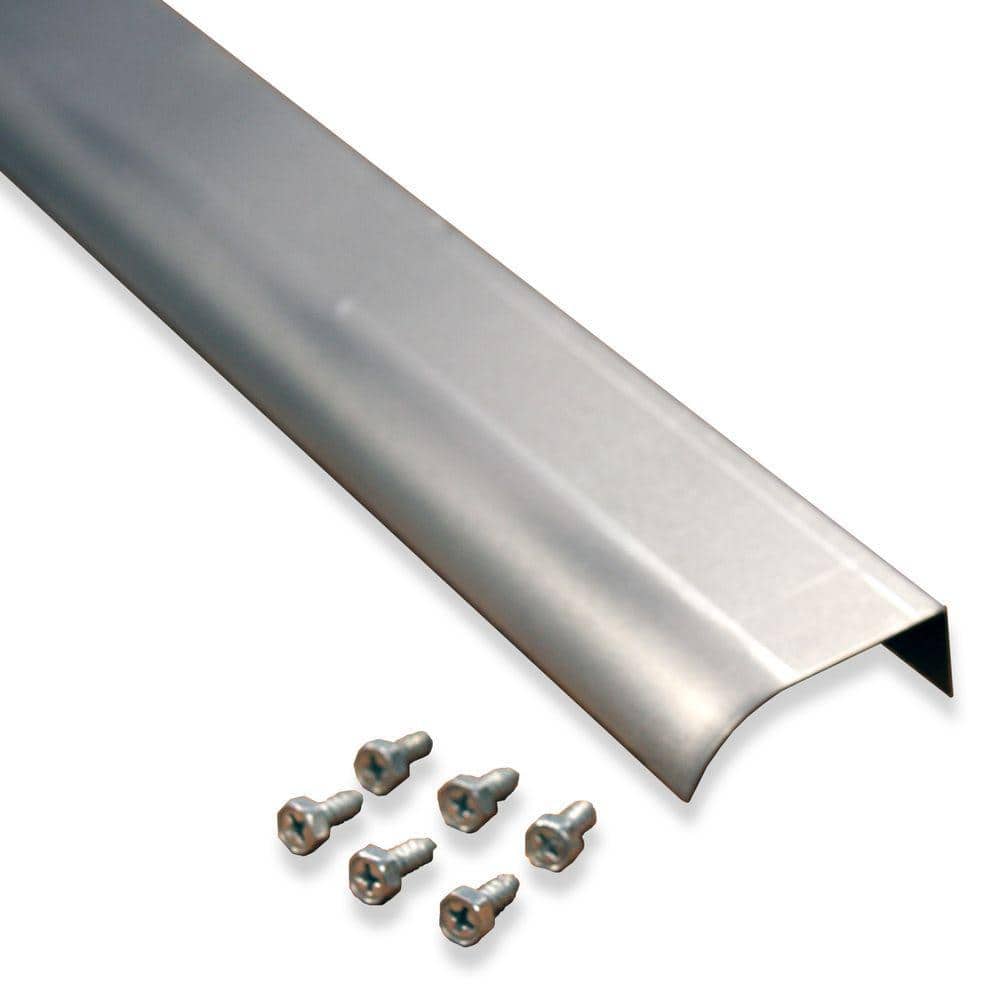 Rainhandler 2 in. x 5 ft. Natural Fascia Mounted Aluminum Water ...