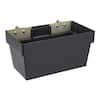 CargoSmart 12 in. W x 6 in. H Medium Plastic Track Bin 1722 - The Home ...