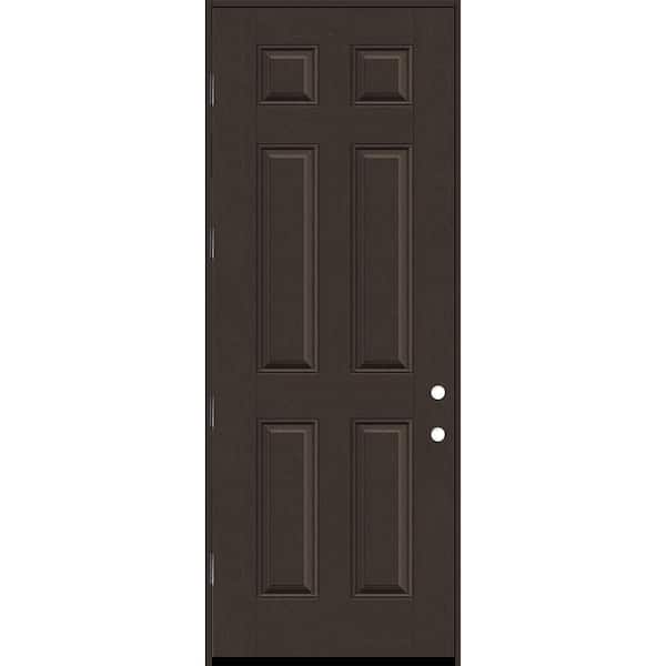 Steves & Sons Regency 36 in. x 96 in. 6 Panel RHOS Hickory Stain ...