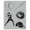 Stencil1 Baseball Stencil (4-Pack) S1_4P_20 - The Home Depot