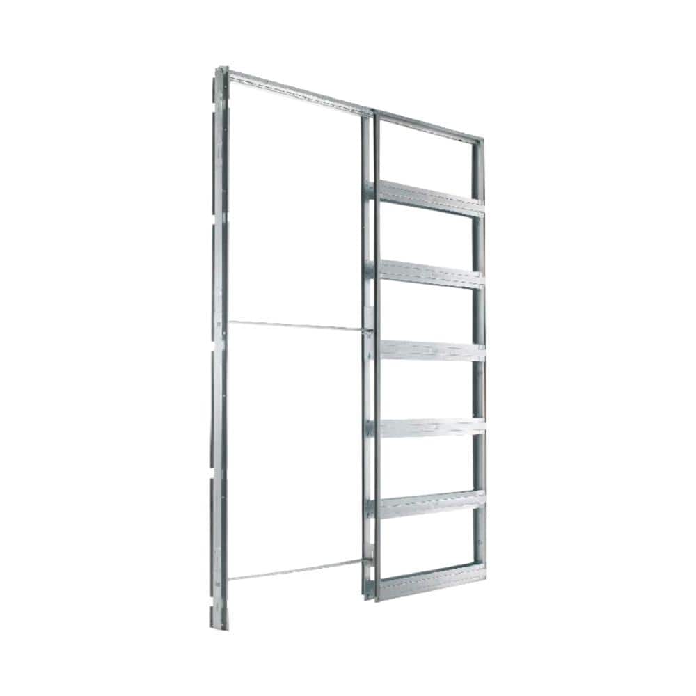 Eclisse 32 in. x 80 in. Steel Single Pocket Door Frame System EKC 3280 ...