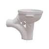 JONES STEPHENS 2 in. PVC Solvent Weld Floor Drain with Trap and 7-5/8 ...