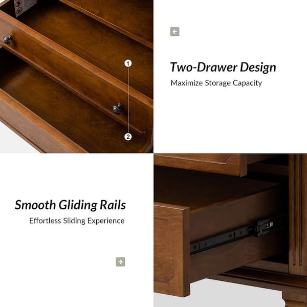 JAYDEN CREATION Juiien Traditional Farmhouse Solid Wood 2 JAYDEN CREATION Juiien Traditional Farmhouse Solid Wood 2