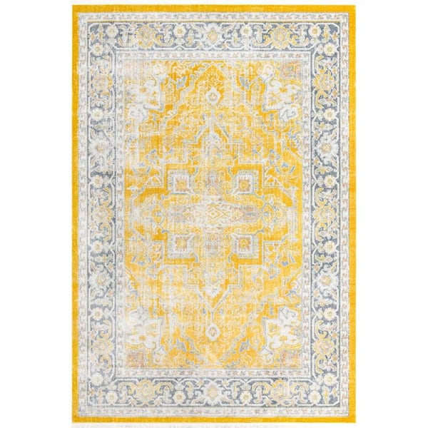 Unique Loom Baracoa Prado Yellow 10' 0 x 14' 0 Area Rug 3167078 - The ...