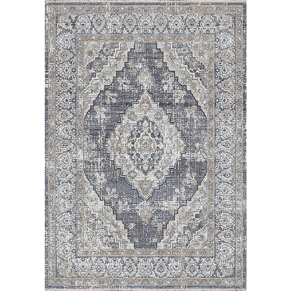 Dynamic Rugs Jazz 5 ft. 3 in. X 7 ft. 7 in. Grey/Taupe/Beige Oriental ...