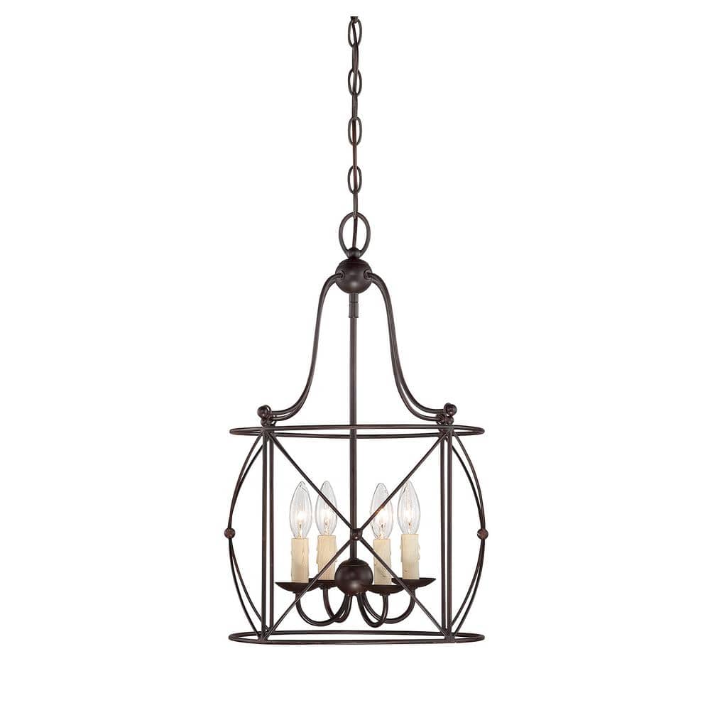 Savoy House Seneca 4-Light English Bronze Candlestick Pendant Light 3 ...