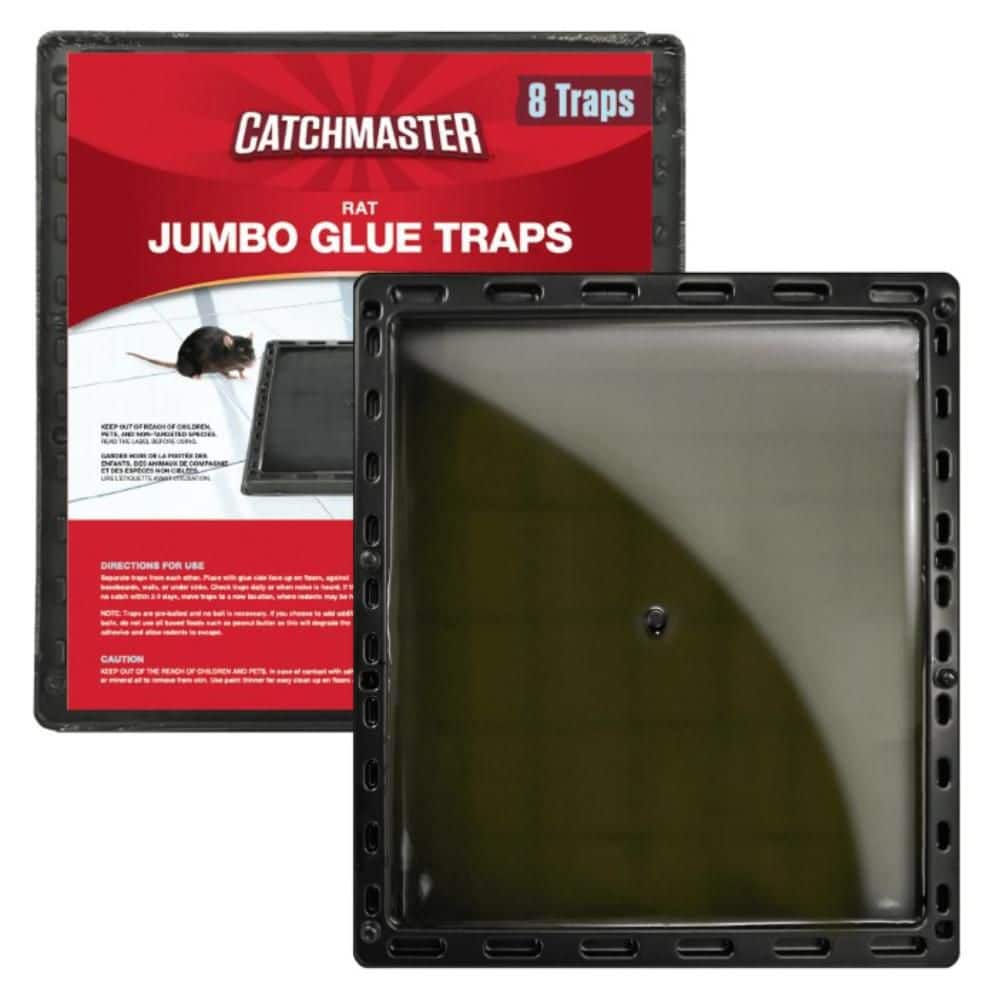 Catchmaster PRO Rat, Mouse and Insect Jumbo Glue Traps (8-Pack) 424XL ...