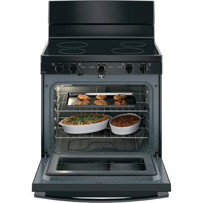 Black - GE - Single Oven Electric Ranges - Electric Ranges - The Home Depot