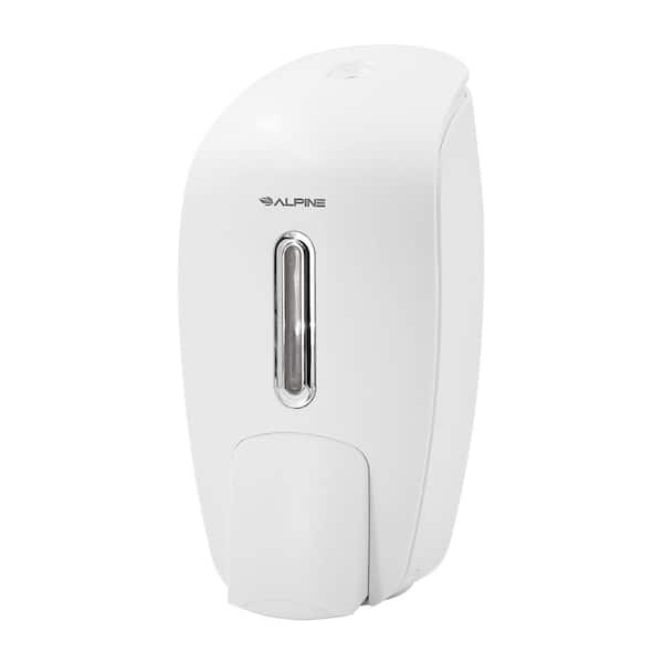 Alpine Industries 800 ml White Surface Mounted Hand Soap Dispenser-425 ...