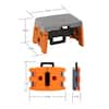 Cosco 1-Step Resin Molded Folding Step Stool Type 1A in Orange, Black ...