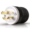 ELEGRP 20 Amp 125/250-Volt NEMA L14-20P Locking Plug, Industrial Grade ...