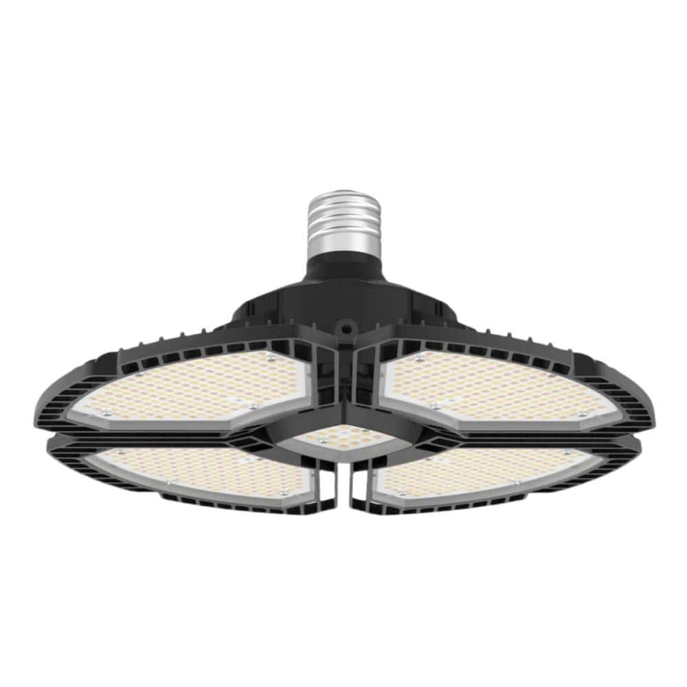 Pinegreen Lighting 1000-Watt Equivalent 21000 Lumens LED 4-Panel Garage ...