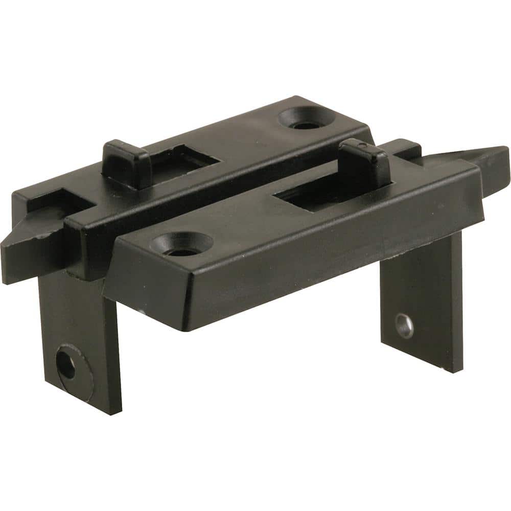 Prime-Line 2-1/4 in. Black Spring-Loaded Sliding Window Lock Sash Tilt ...