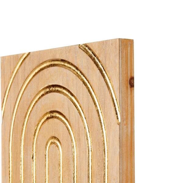 Wooden Swirl Wall Decor Wood Wall Art | Geometric Wood Wall Decor