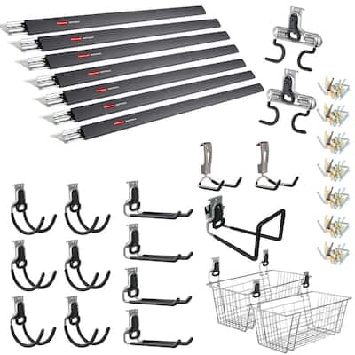 Rubbermaid FastTrack Garage Wire Shelf 48 in. D x 16 in. L FG5E2102SNCKL