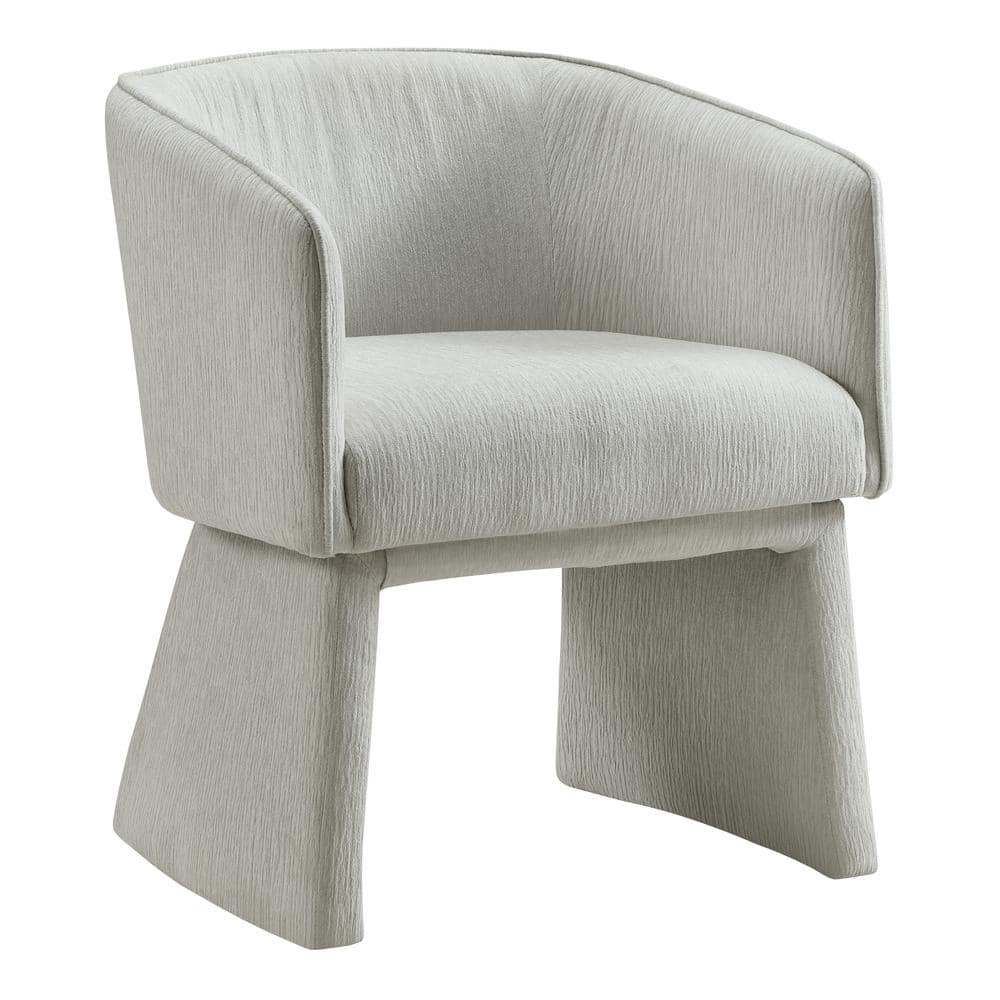 OSP Home Furnishings Lucas Accent Chair in Platinum Fabric with Bolted ...