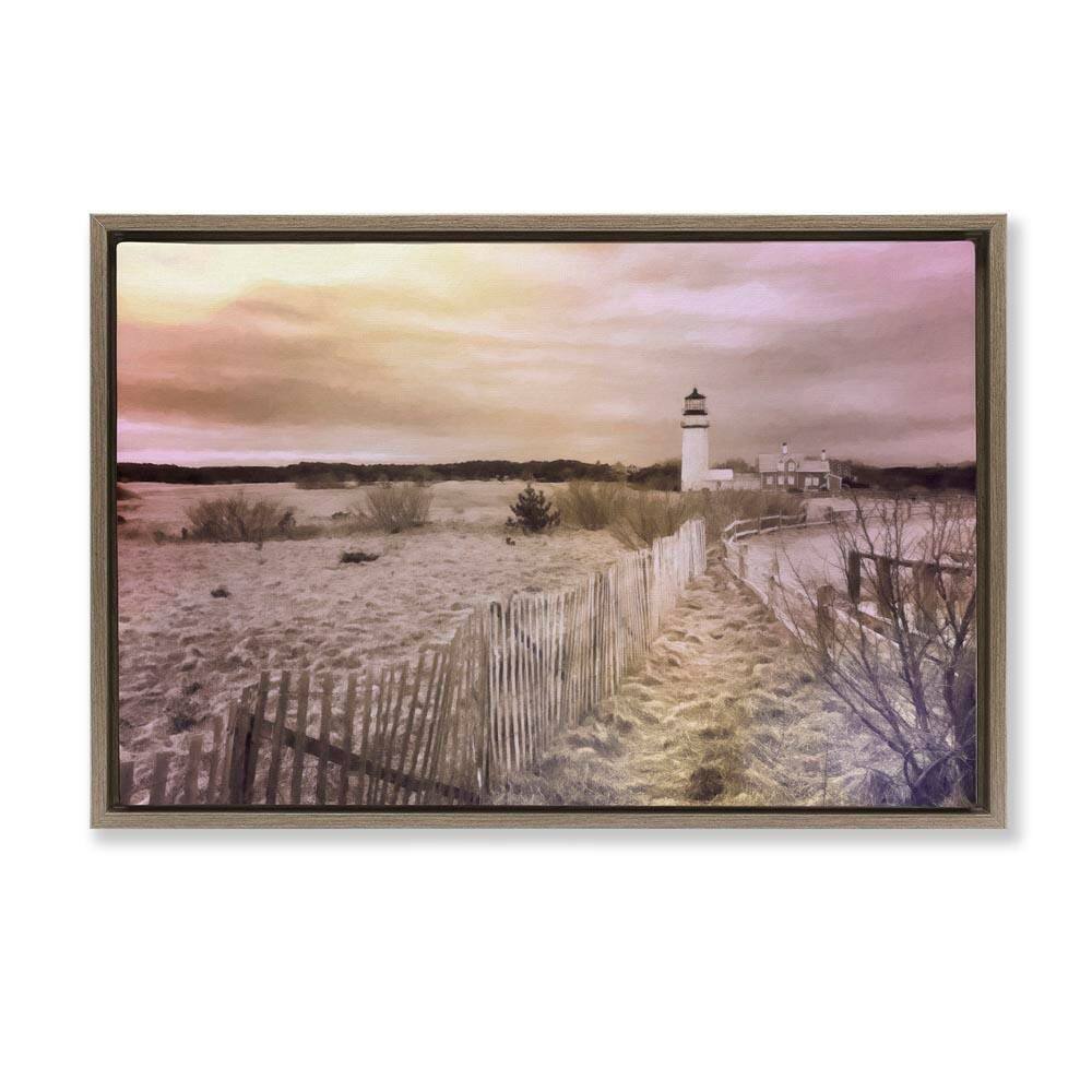 Stupell Industries Path To Lighthouse View by Graffi*tee Studios Brown ...