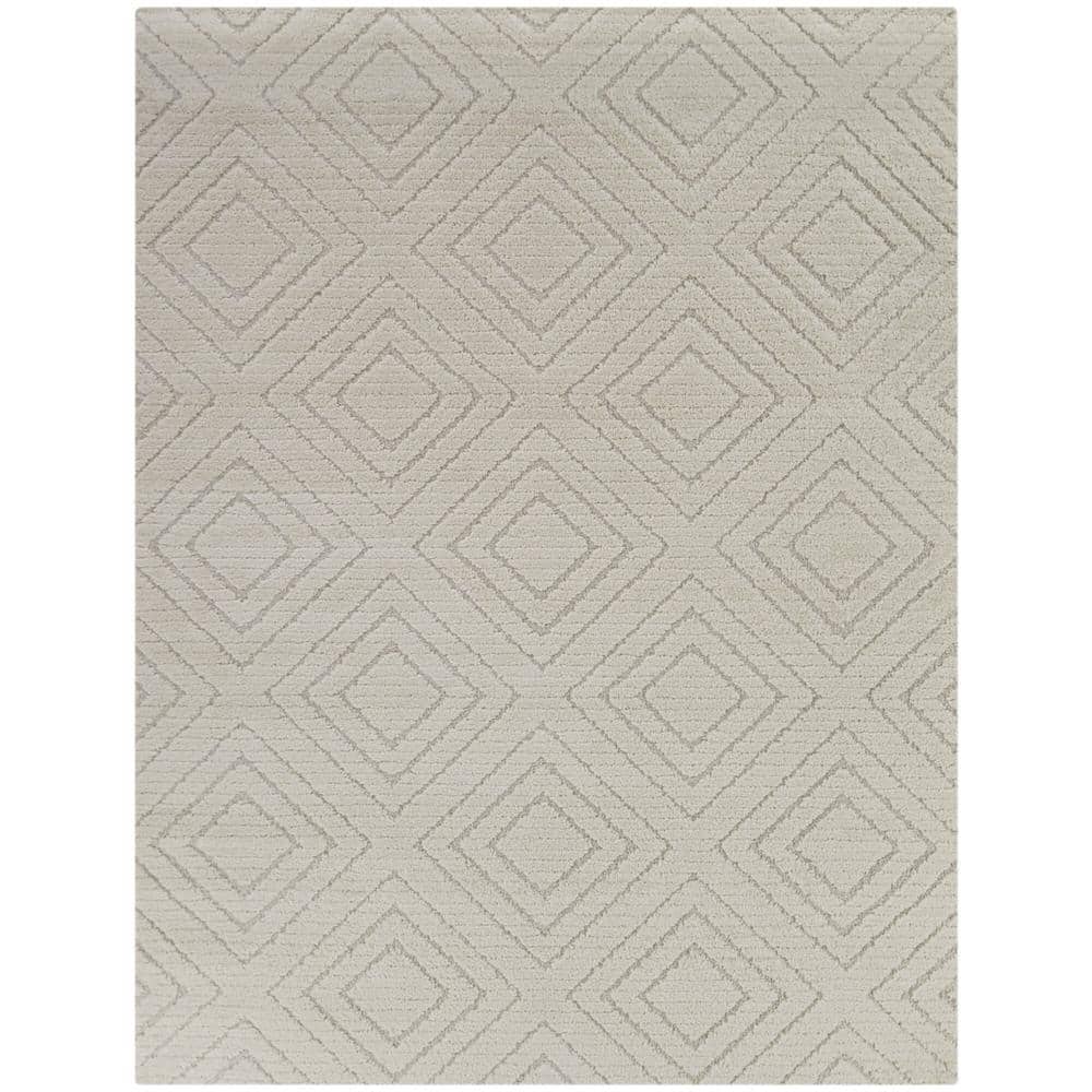 BALTA Wilmott Cream 5 ft. x 7 ft. Geometric Area Rug 3115439 - The Home ...