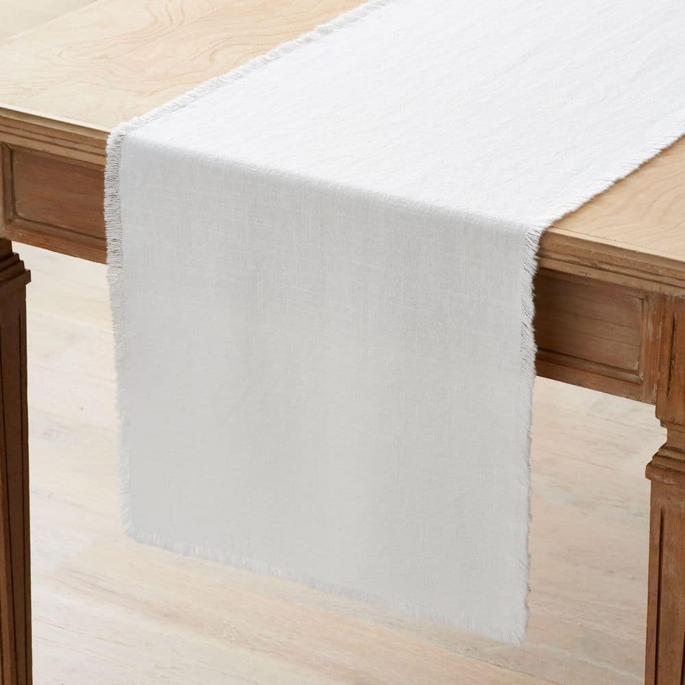 The Company Store Company Cotton Solid Fringe 16 in. W x 108 in. L ...