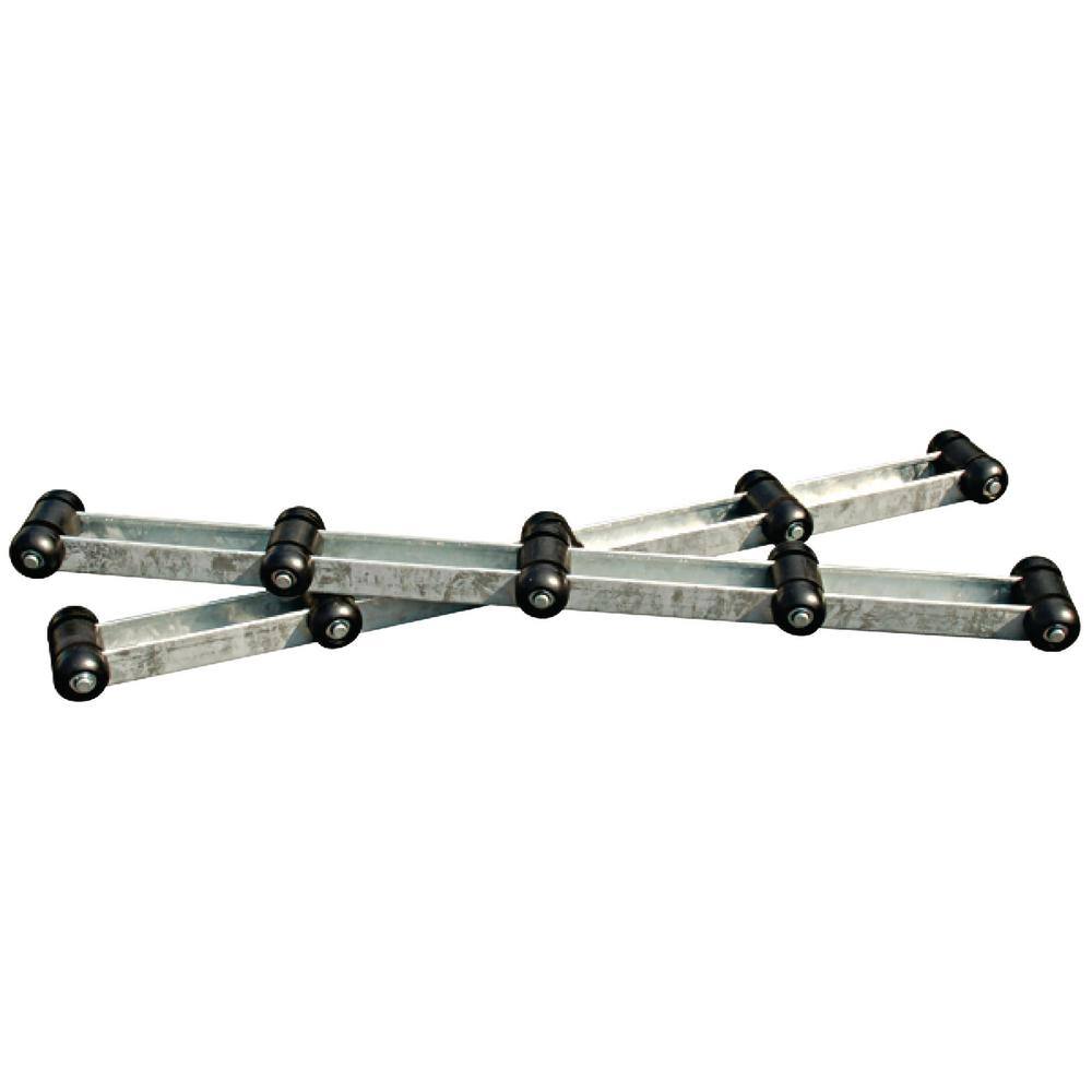 TIEDOWN Galvanized Roller Bunk - Sold As Pair 86117 - The Home Depot