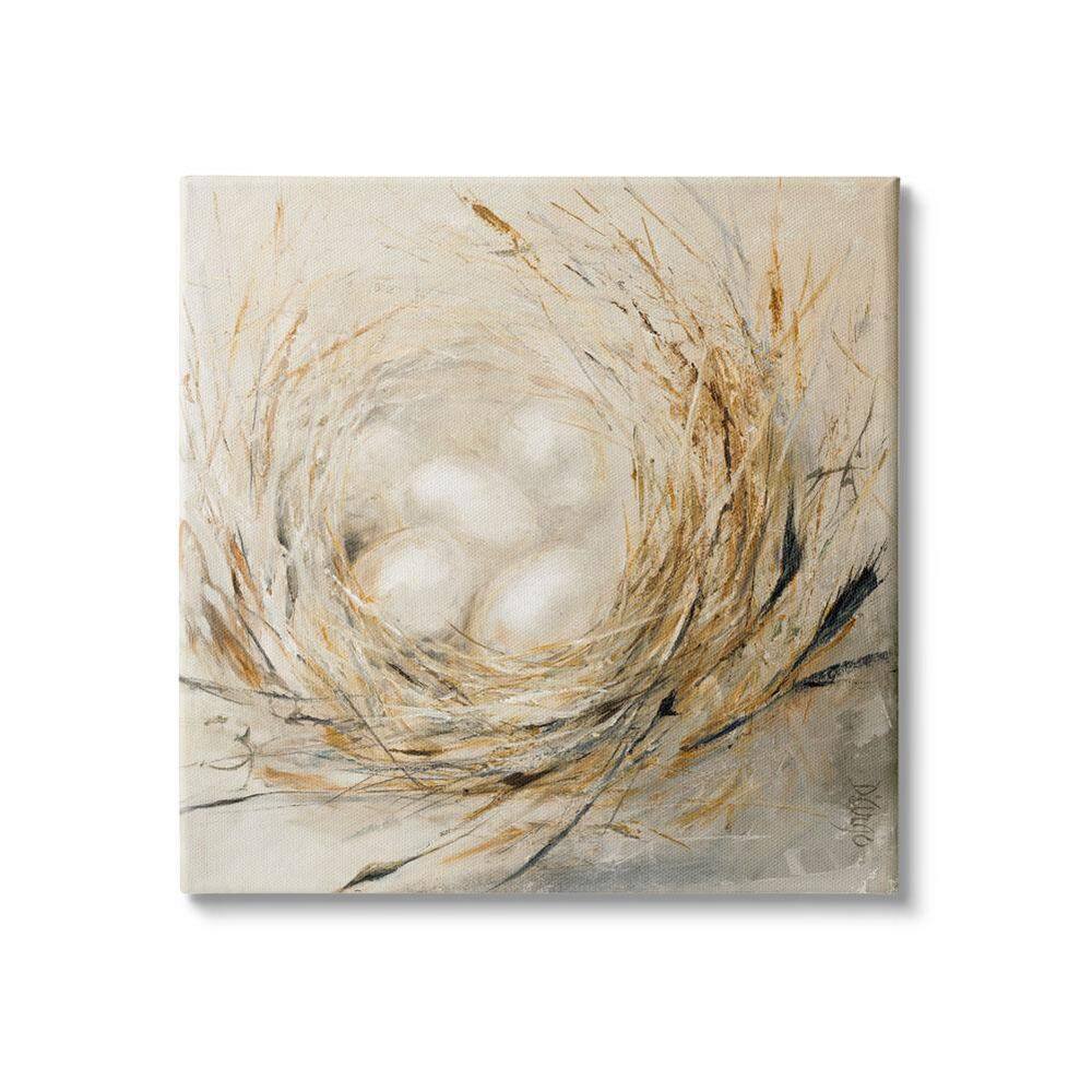 The Stupell Home Decor Collection Abstract Baby Bird Egg Nest ...