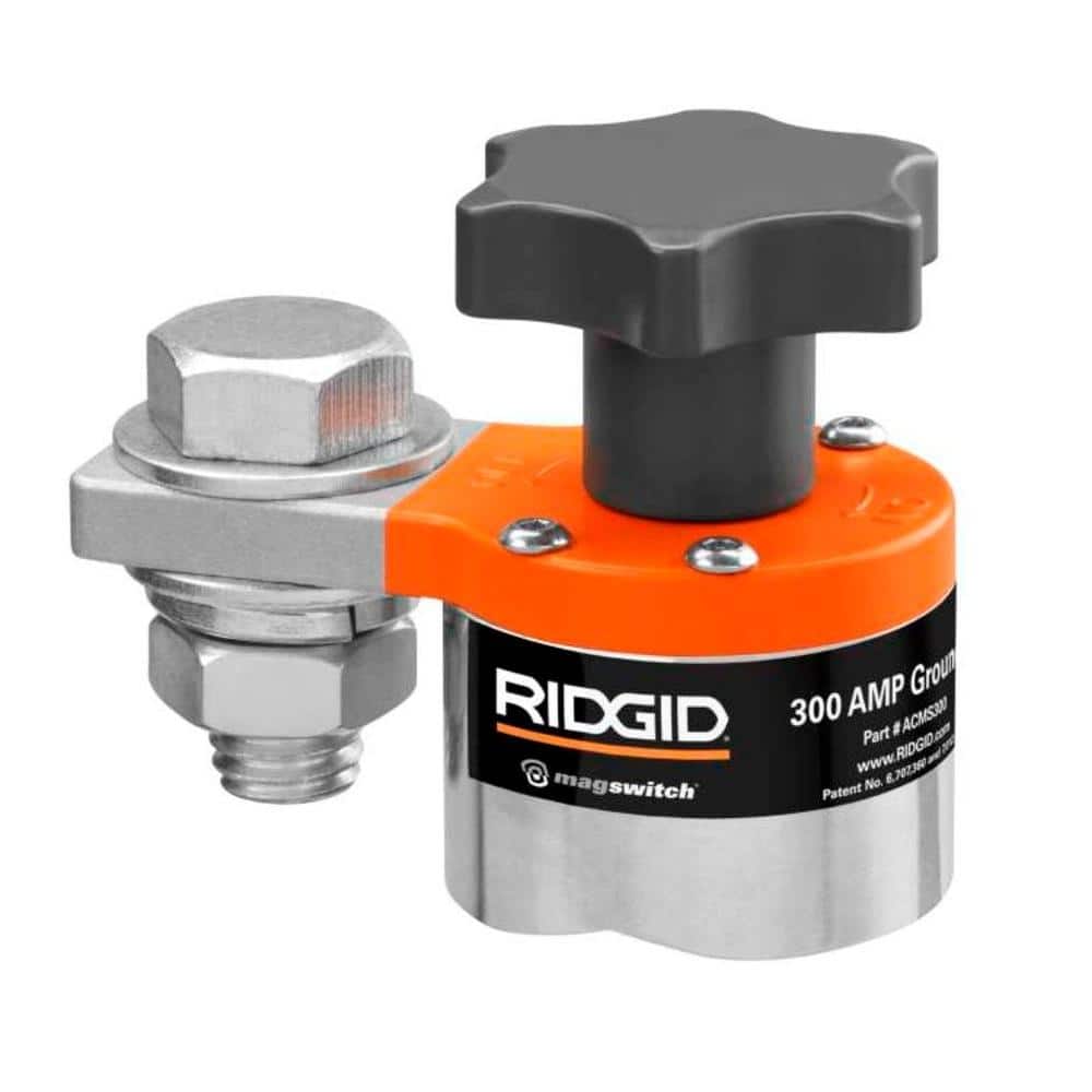 RIDGID Magswitch 300-Amp On/Off Switchable Magnetic Ground ClAmp ...