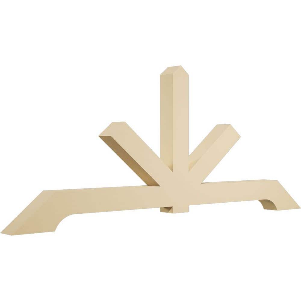 Ekena Millwork 72 in. W x 30 in. H x 4 in. D x 4 in. F, 10/12 Pitch ...