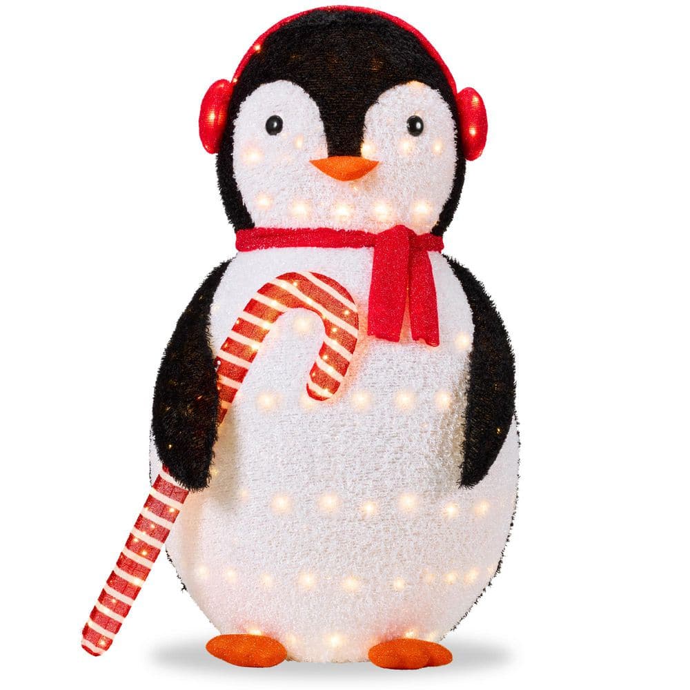 Best Choice Products 60 in. Outdoor Solo Pop-Up Penguin Christmas ...