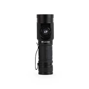 LUXPRO Pro Series 800 Lumens LED Rechargeable Flashlight with TackGrip ...