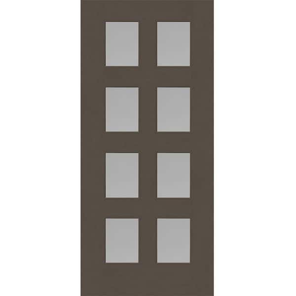 Steves & Sons Regency 36 in. x 80 in. Universal Handing 8L Modern Clear ...