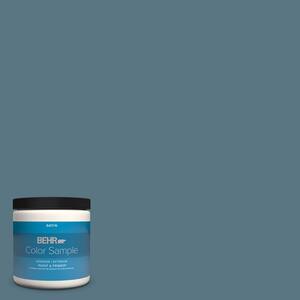 BEHR ULTRA 1 gal. #MQ5-26 Hampton Surf Extra Durable Semi-Gloss Enamel ...