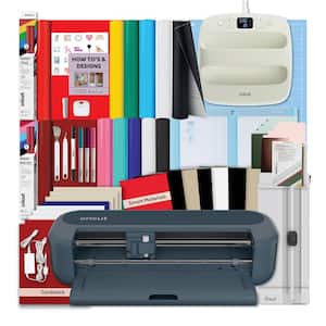 Cricut Maker 5 Rainbow Starter Cutting Machine Bundle with Smart Vinyl ...