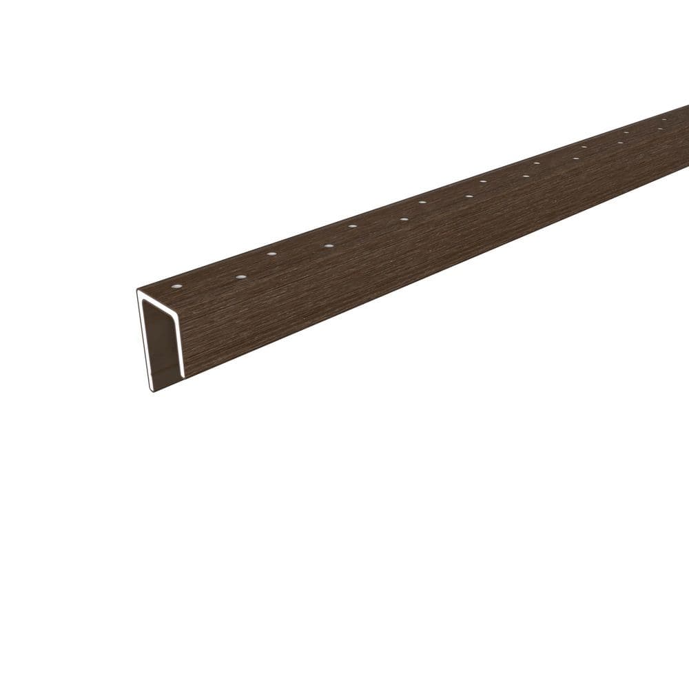 NewTechWood Alusions 1.63 in. x 1 in. x 8 ft. Brazilian Ipe Composite ...